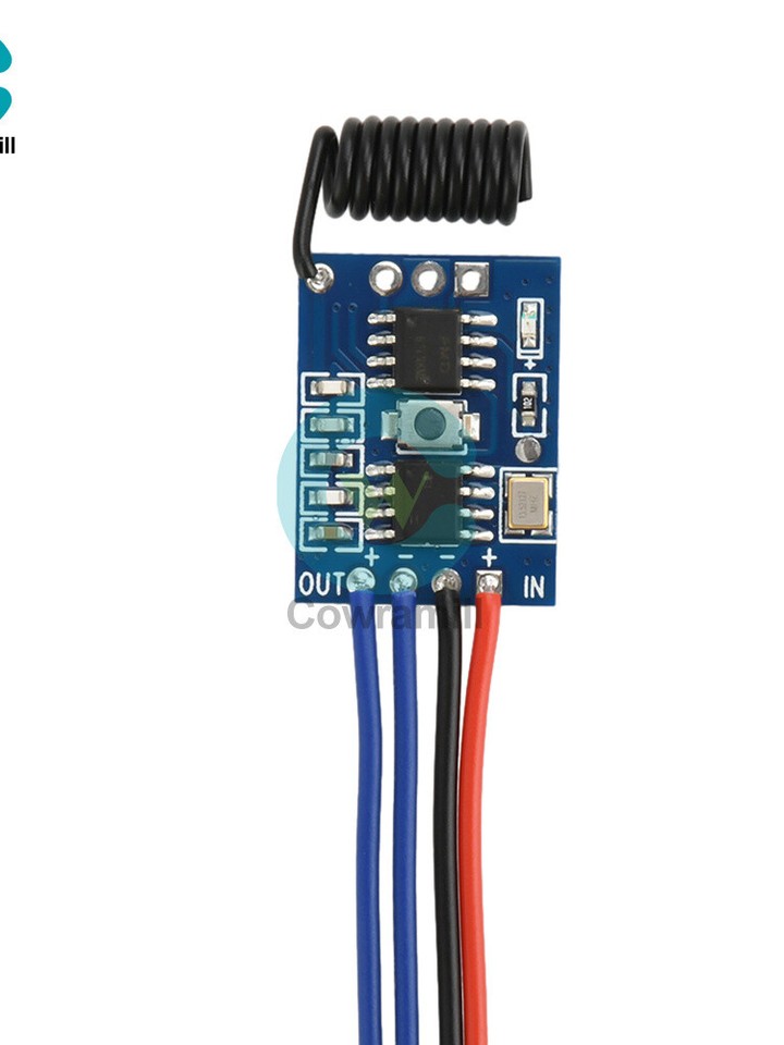 DC3-12V Wireless Remote Control Forward Reverse Speed Controller PWM ...