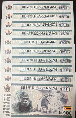 10 x One Myrillion ZIM Banknotes ***READ VERY CAREFULLY*** | eBay