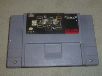SUPER NINTENDO SNES GAME CARTRIDGE ONLY ARCADES GREATEST HITS JOUST ...