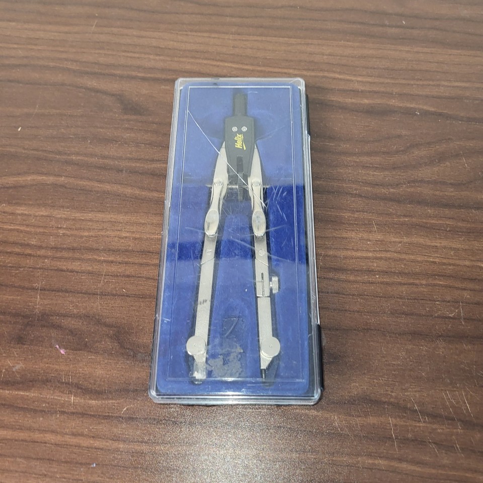 Vintage Helix Compass Drafting Drawing Precision Tool with Plastic Case ...