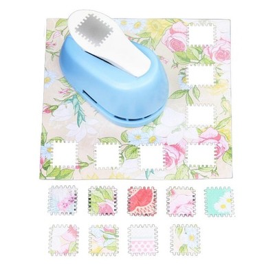 Embossing Machine Stamp Shape Craft Punch Round Hole Punch Toothed ...