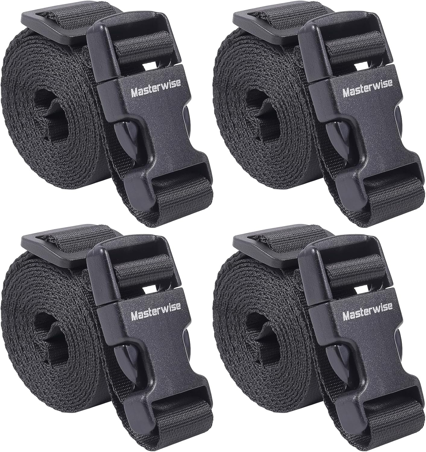Buckle Straps with Clips, Adjustable Nylon Straps with Buckle, Packing ...