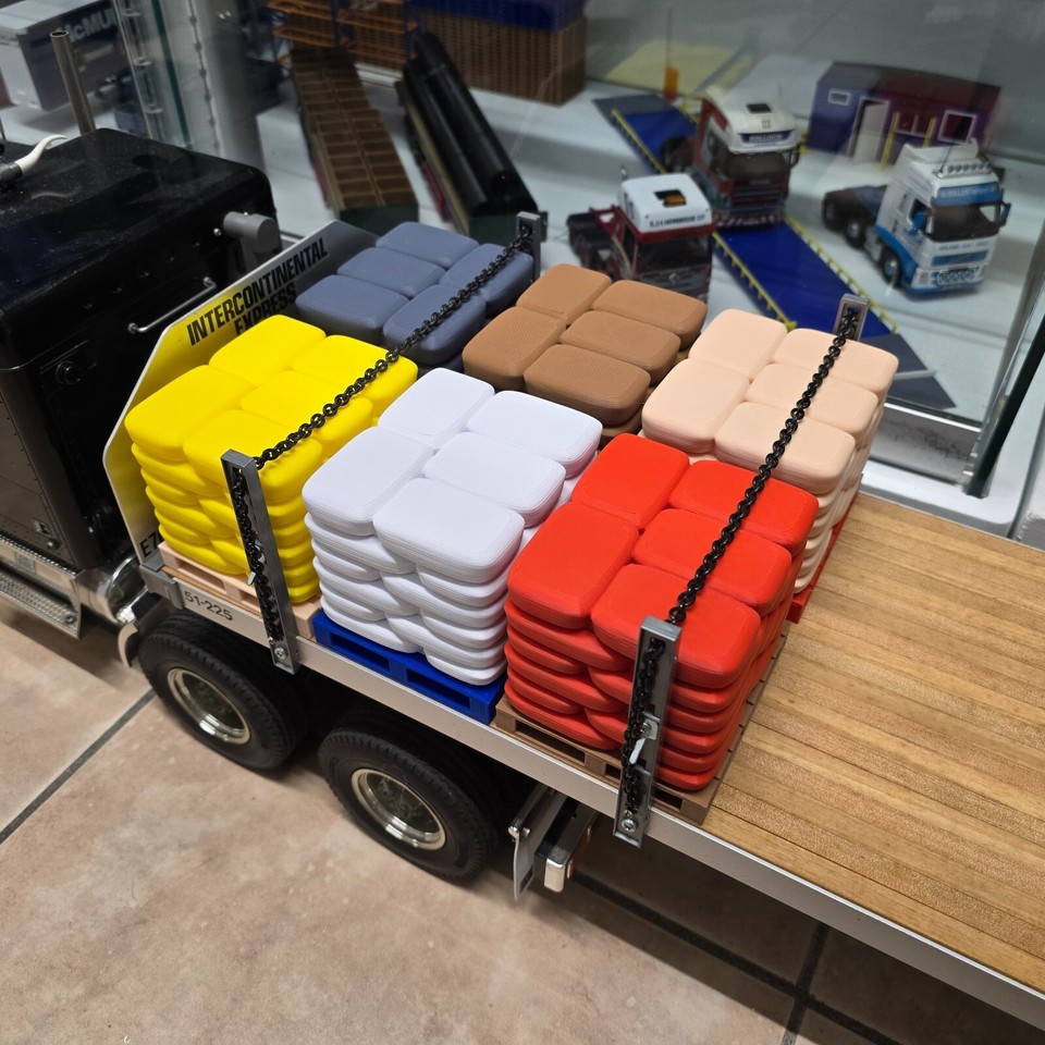1/14 Scale Pallets Of Cement/Sacks "Various Colours" | eBay