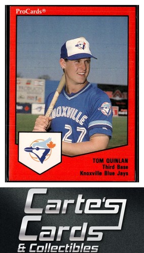 Tom Quinlan 1989 ProCards Minor League Team Sets #1123 Knoxville Blue ...