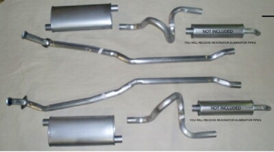 1970 BUICK ELECTRA & 225 DUAL EXHAUST, ALUMINIZED W/OUT RESONATORS, 455 ...