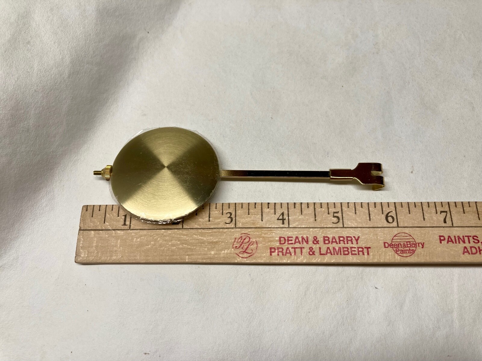 Takane clock pendulum movement quartz with 6" pendulum fits a 3/8 ...