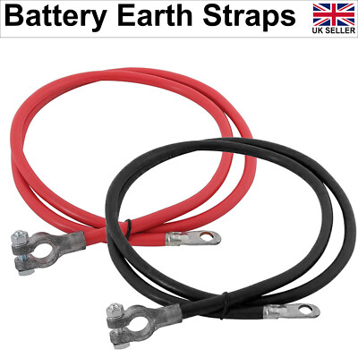 Battery Lead Power Strap Earth Positive Negative Cable 16mm²-110A Car ...