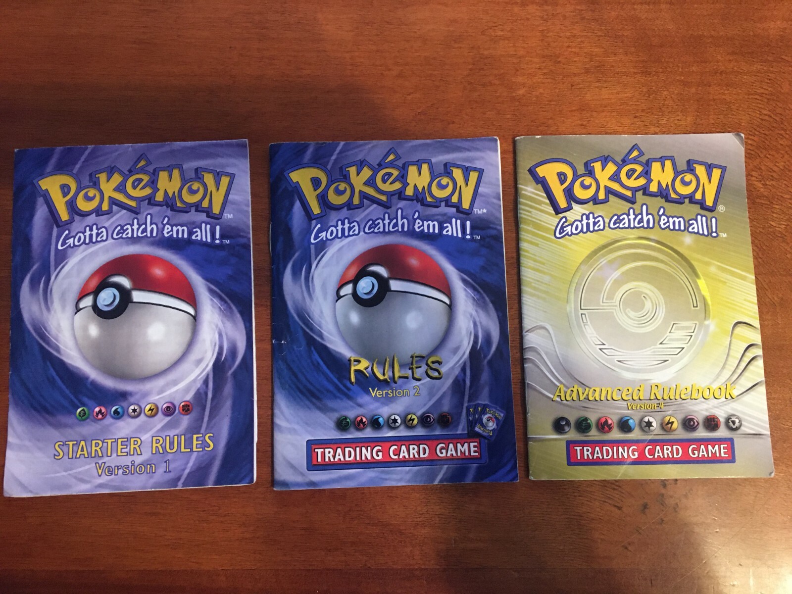 POKEMON TRADING CARD GAME: RULEBOOK- Version 1, 2 & 4 | eBay