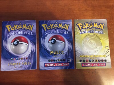 POKEMON TRADING CARD GAME: RULEBOOK- Version 1, 2 & 4 | eBay