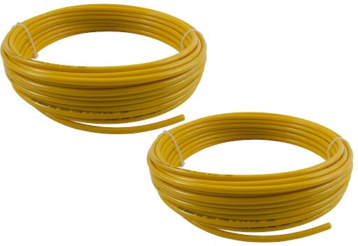 (2 Pack) Air Line 1/4" OD x 100' Yellow SAE J844 Nylon Air Brake Tubing ...