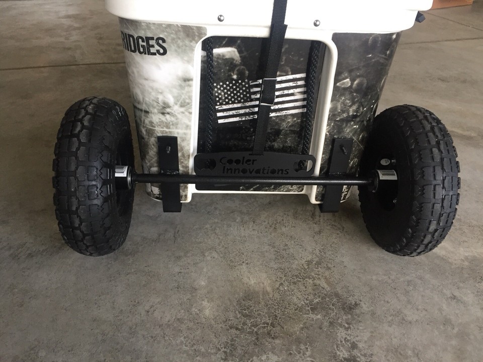 4 WHEEL KIT FOR YETI RTIC COOLER 45 50 52 65 75 110 WTH HANDLE---NO ...