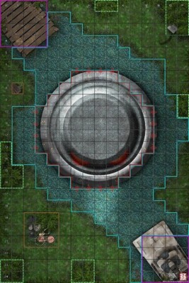 ROC Randy's Marsh Deluxe Neoprene Heroclix Map WizKids Legal | eBay