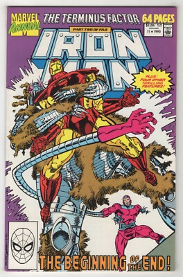 Iron Man Annual #11 (1990, Marvel) Machine Man [Terminus Factor] Tom ...