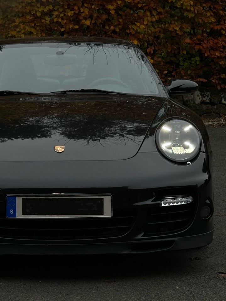 Porsche 911 997 Black Matrix LED Projector Headlights 992 style DRL ...
