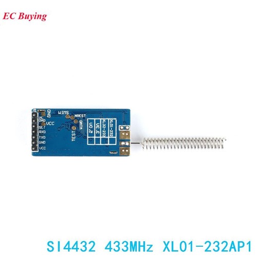 SI4432 433MHz Wireless Serial Transceiver Module Transmitter Receiver ...