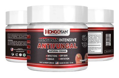 Hongosan Cream Antifungal for Athlete's Foot, Jock Itch, Ringworm 56 gr ...