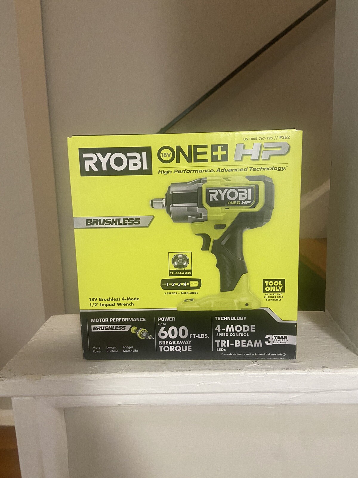 Ryobi P262 ONE+ HP Brushless Impact Wrench 33287178230 | eBay