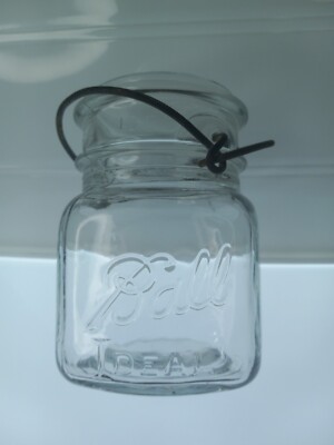 Vintage Ball Ideal Square Body Jar, Pint | eBay