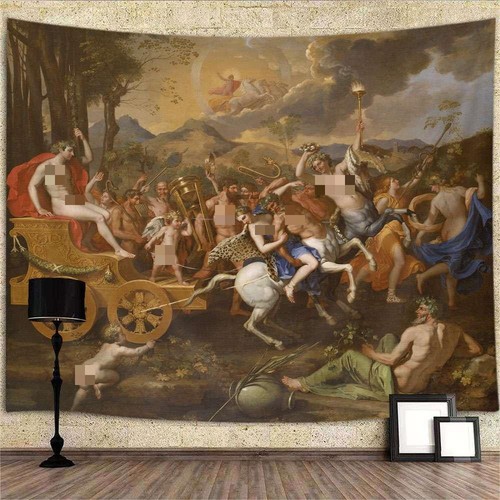 Greek Mythology Apollo Party Extra Large Tapestry Wall Hanging Poster ...
