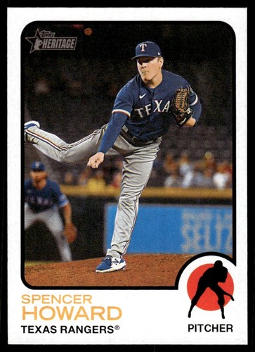 2022 Topps Heritage High Number Spencer Howard Texas Rangers #649 | eBay
