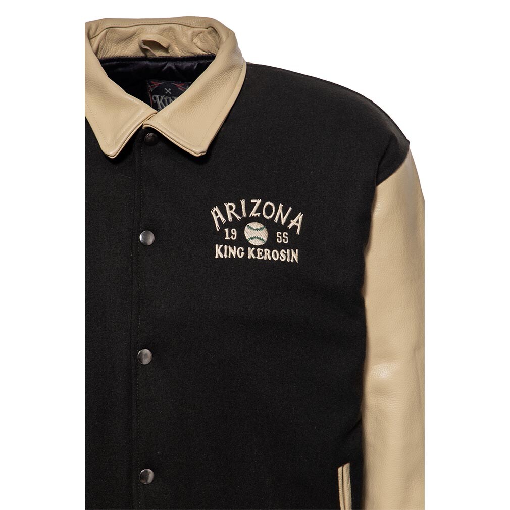 King Kerosin Rockabilly Vintage Baseball Varsity College Jacke ...