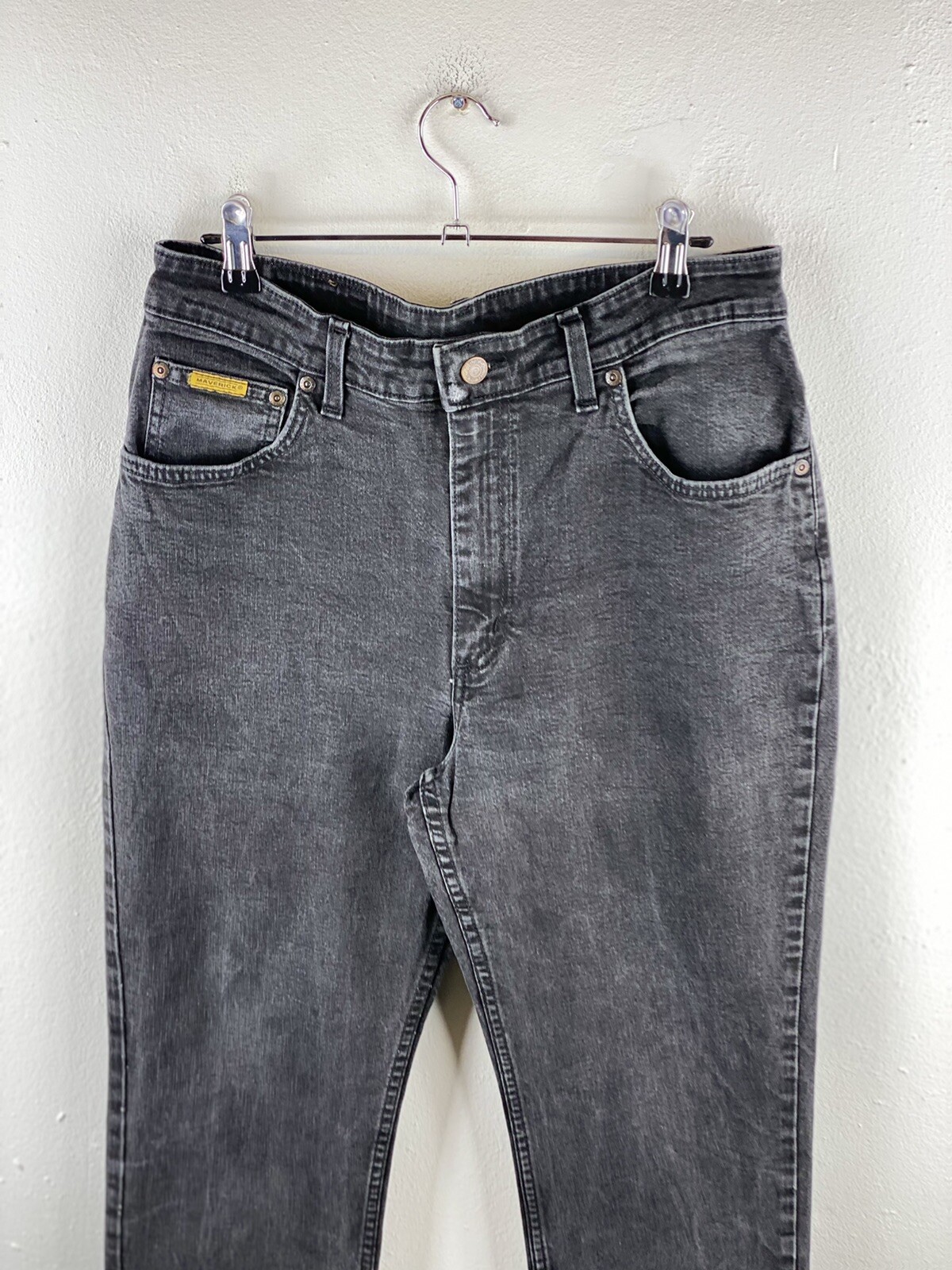 VINTAGE Maverick Pearl Stretch Denim Jeans Mens Size … - Gem