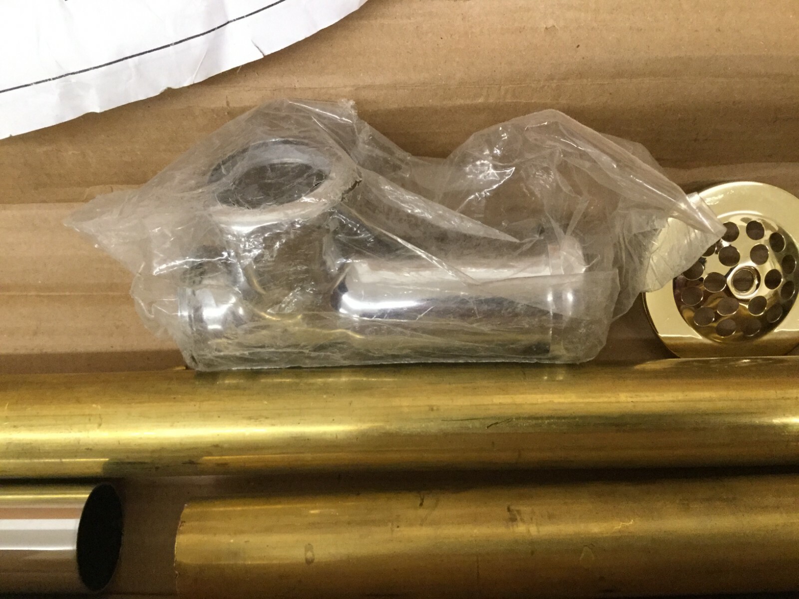 JACUZZI TUB DRAIN PARTS 4868829 Drain/Overflow Assy, Bright Brass COLOR ...