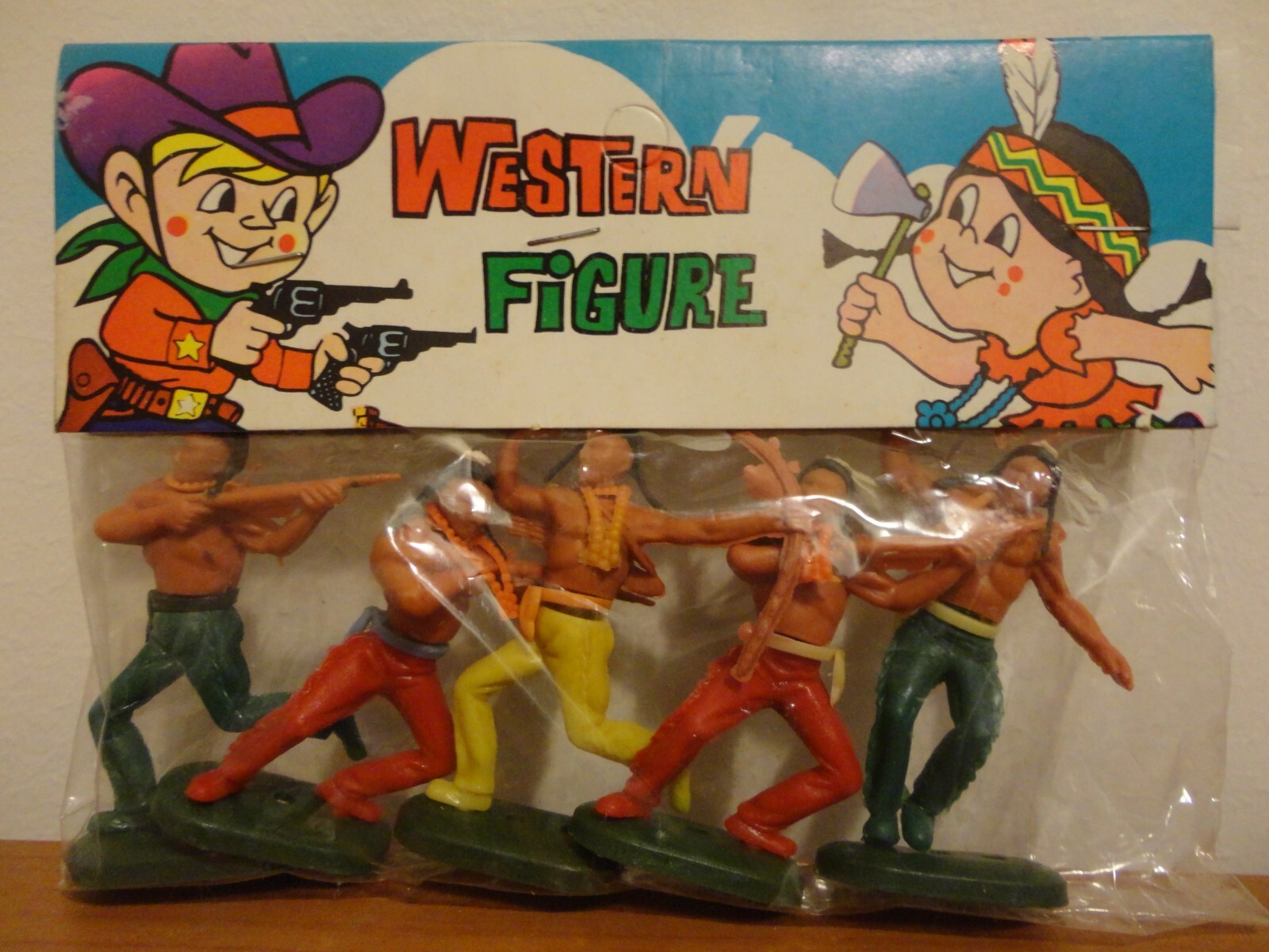 TIMPO CLONE WILD WEST HONG KONG SWOPPET INDIANS PACKET #3 (RARE COLORS ...
