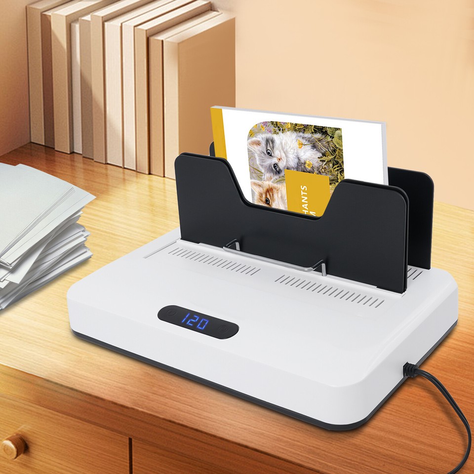 Thermal Binding Machine, No Preheat Time Heat Binding Device with 20PCS ...