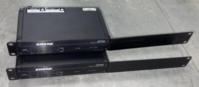 LOT OF(2) Shure DFR11EQ Digital EQ Equilizer + Feedback Reducer Rack ...