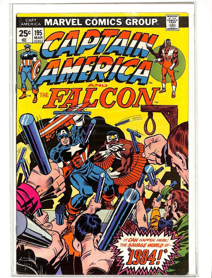 Captain America #193 thru 200 Lot X8 Jack Kirby Returns Marvel Nice (CZ ...