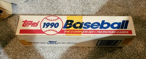 FACTORY BOX SET 1990 Topps Baseball Complete Set 792 Cards MLB KEN ...
