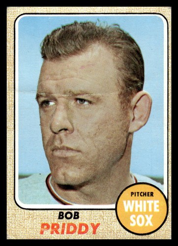 1968 Topps Bob Priddy #391 Chicago White Sox Baseball Card | eBay