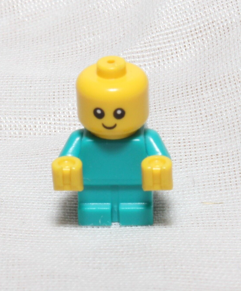 LEGO Baby Green Blue Teal Minifigure | eBay