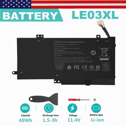 LE03XL Battery for HP Envy x360 13" 13-S001 13-S099 6-W M6-W 796356-005 ...