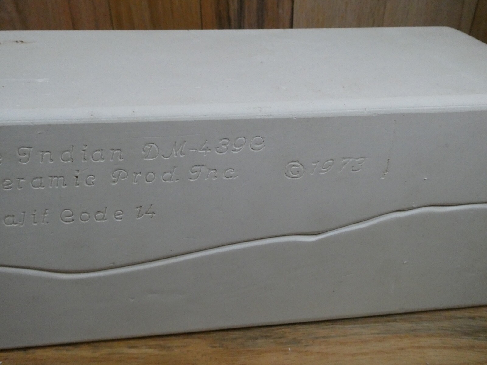 Duncan Ceramic Slip Mold 439C Standing Native American Vintage ...