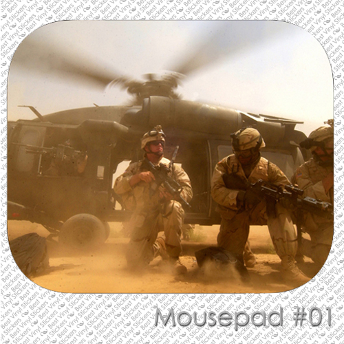 ARMY CUSTOM MOUSE PAD MILITARY GUN RIFLE LOGO MOUSEPAD (MM-06) | eBay