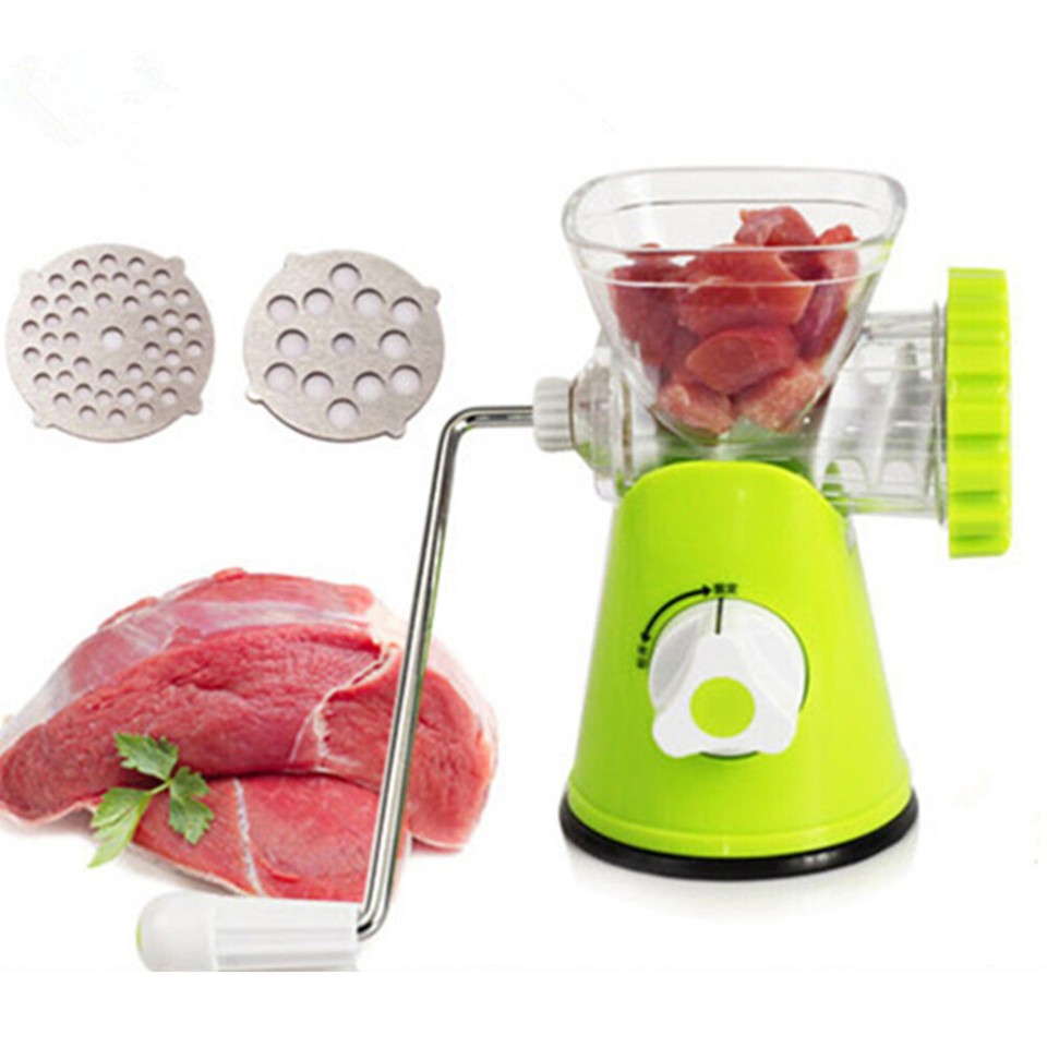 Manual Meat Grinder Hand-operated Grinders Food Mill Stainless Steel ...