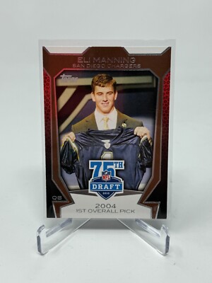 2010 Topps Football Eli Manning 75th Draft 1st Pick Card #75DA-33 | eBay