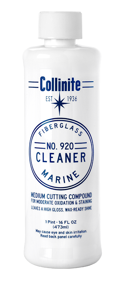 COLLINITE FIBREGLASS CLEANER - MEDIUM CUTTING COMPOUND - NO 920 16oz ...