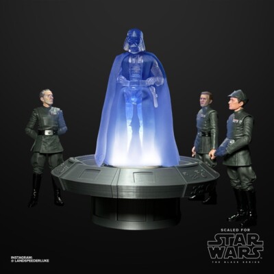 Hasbro Star Wars The Black Series Holocomm Collection Holocomm Table 3D ...
