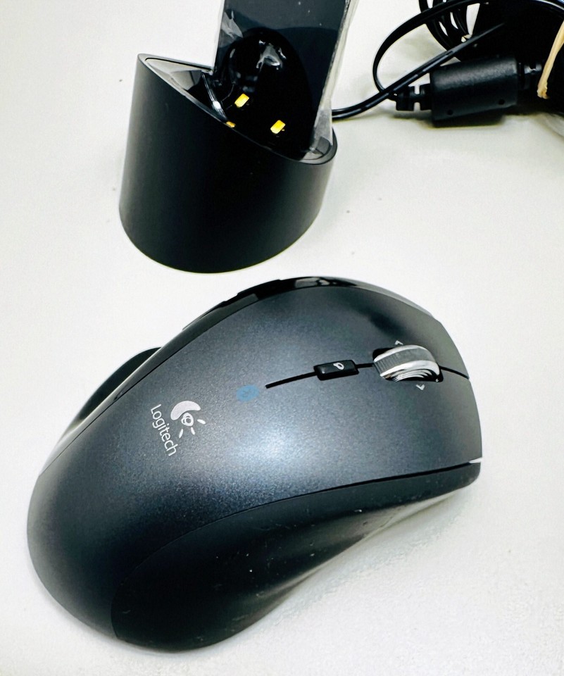Logitech Wireless MX REVOLUTION Bluetooth Mouse M-RBQ124 W/ Charging ...
