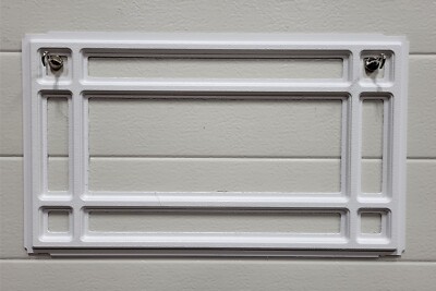 HOLMES Garage Door White Prairie 510 Replacement Window Inserts /Short ...