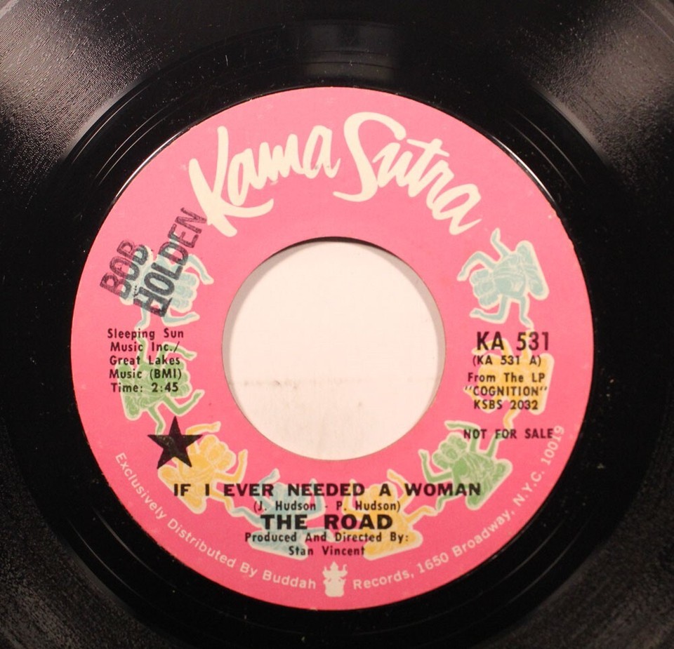 Hear! Psych Promo 45 The Road - Alone / If I Ever Needed A Woman On ...