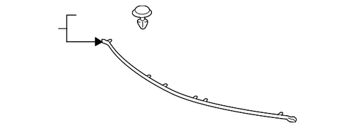 Genuine Toyota Front Weather-Strip 53395-06120 | eBay