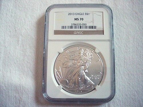 2013 Silver Eagle Silver coin- NGC MS70 | eBay