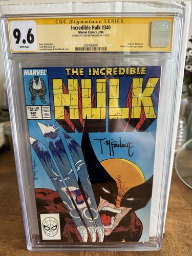 Incredible Hulk #340 (1988) | CGC SS 9.6 signed By Todd McFarlane | eBay