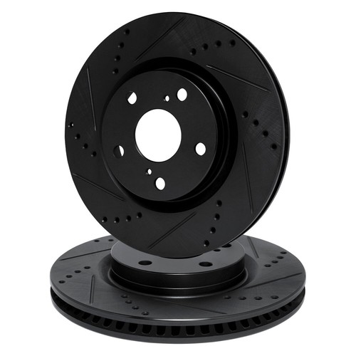 For Subaru WRX STI 18-21 R1 Concepts Drilled & Slotted Front Brake ...