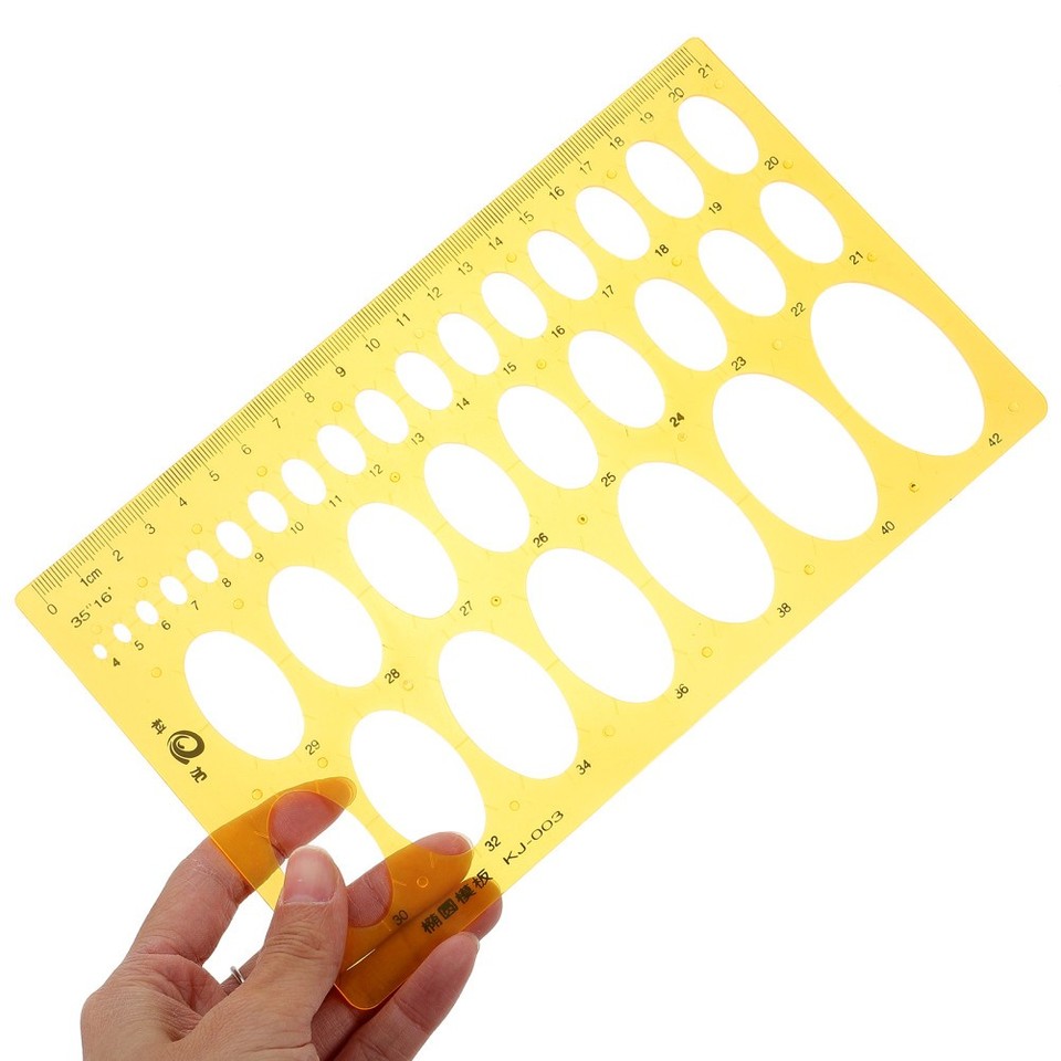Curve Board Measurement Tool Geometry Template Stencil Ellipse ...