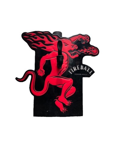 FIREBALL Whiskey Double Bottle Shot Chiller Refrigerated Dispenser ...